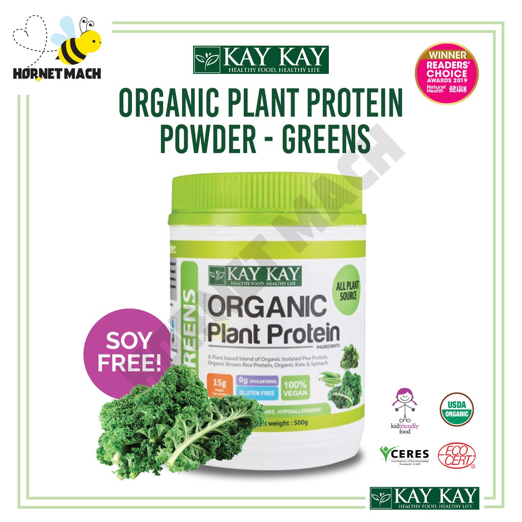 KAY KAY™ Organic Protein Powder - Greens (500g) l Serbuk Protein l 蛋白粉 ...