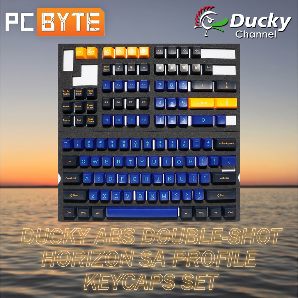 Ducky Horizon SA Keycap 108 Key ABS Doubleshot SA Profile Keycap Set ...