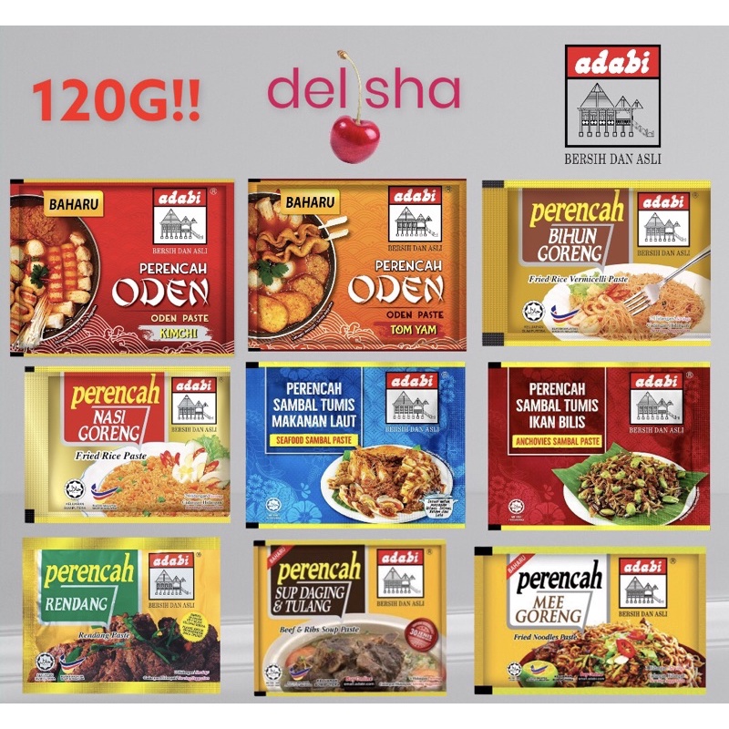 (New) 120G ADABI Perencah Oden Kimchi Oden Tomyam Sup Daging & Tulang ...