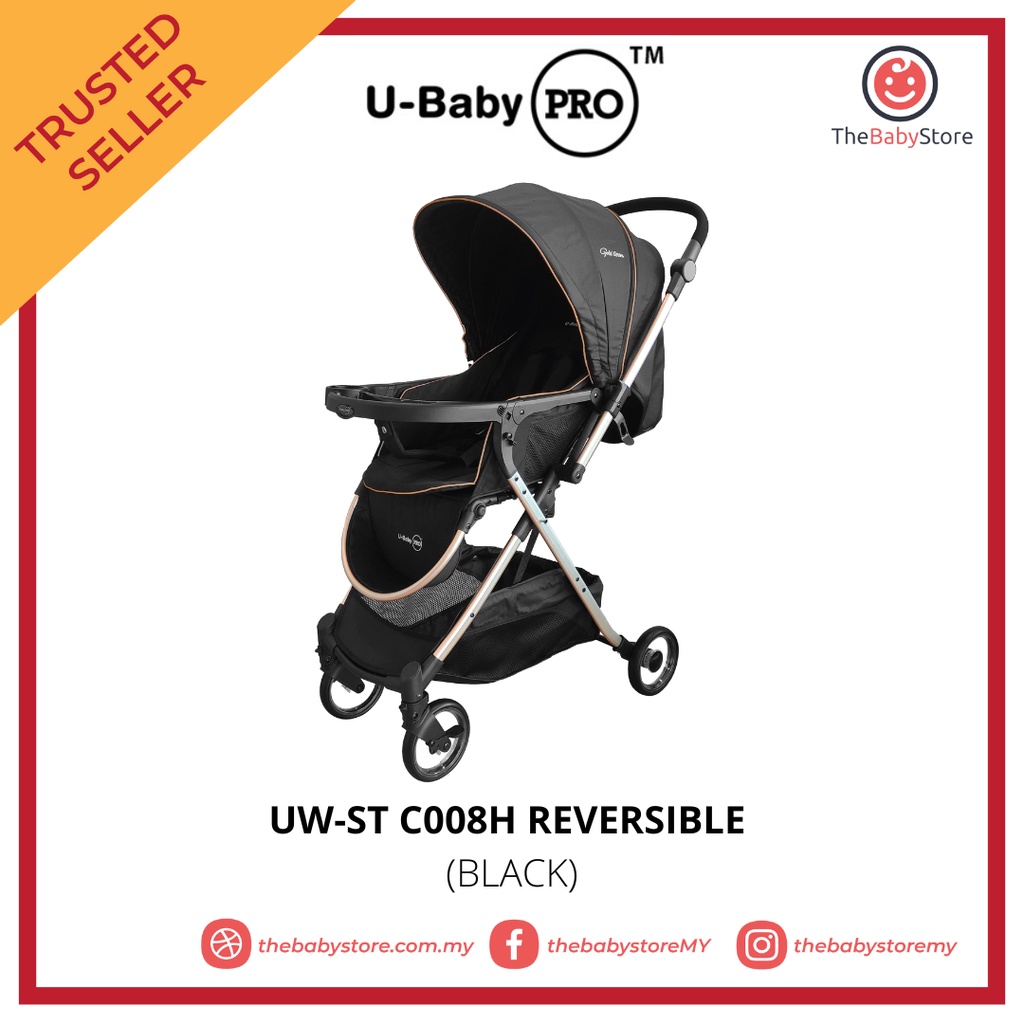 U-baby Pro Reversible Stroller UW-ST C008H Baby Stroller Two way facing ...