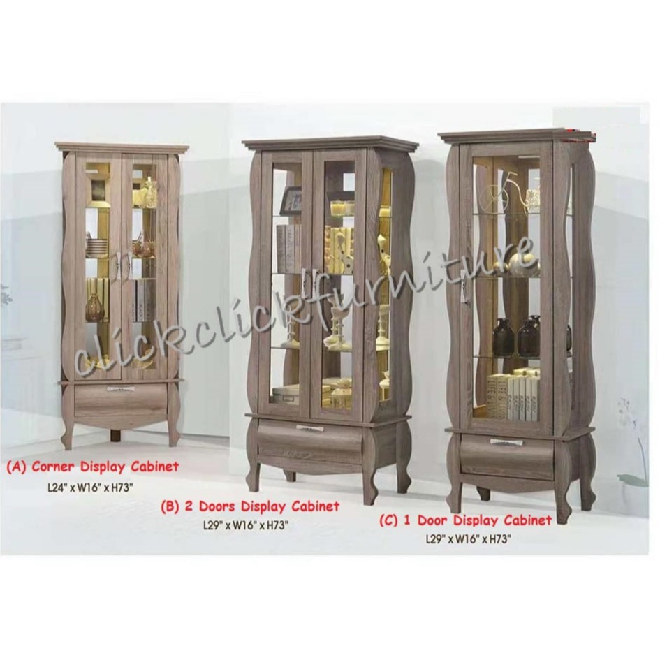 Curvy Display Cabinet | Shopee Malaysia