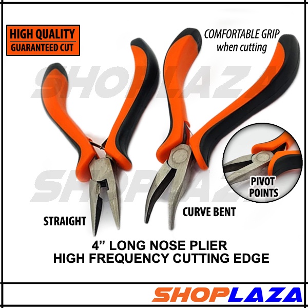 4" LONG NOSE PLIER BENT LONG NOSE PLIER NEEDLE LONG NOSE PLIER BENT ...