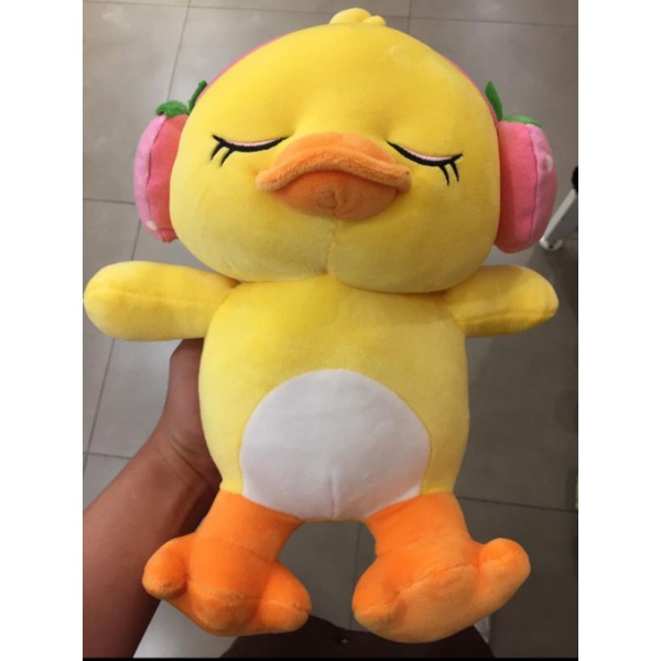 Miniso stuffed duck fruit earphones | Shopee Malaysia