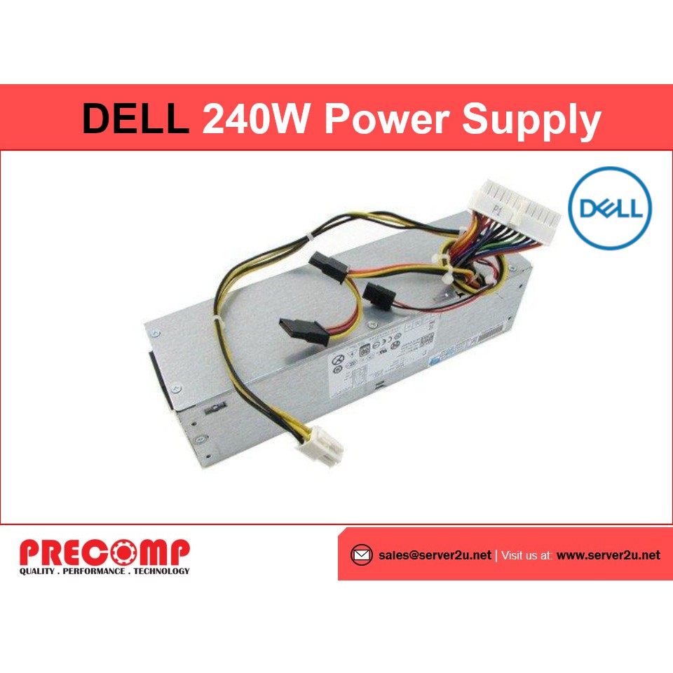 (Refurbished) Dell SFF 240W Power Supply for Optiplex 390/790/990/3010 ...