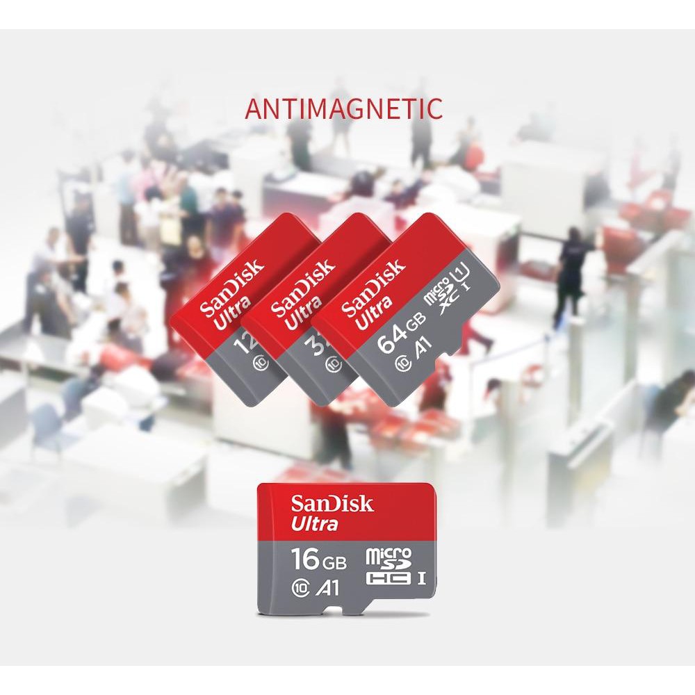SanDisk Ultra A1 Class 10 Micro SD Memory Card - 64GB (100MB/s ...