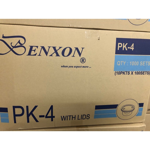 🔥🔥PK-4 dadih container plastic sekotak -1000sets | Shopee Malaysia