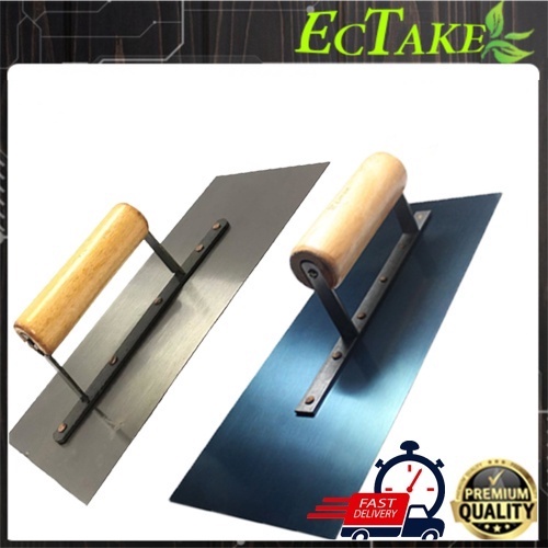 [ECTAKE] 4" - 4 1/2" BLUE / CHROME PLASTERING TROWEL CEMENT / BESI ...