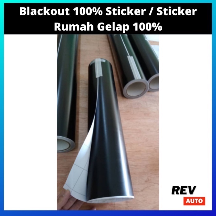🔥🔥 Ready Stock BLACKOUT STICKER 100% Dark Privacy / All Black House ...