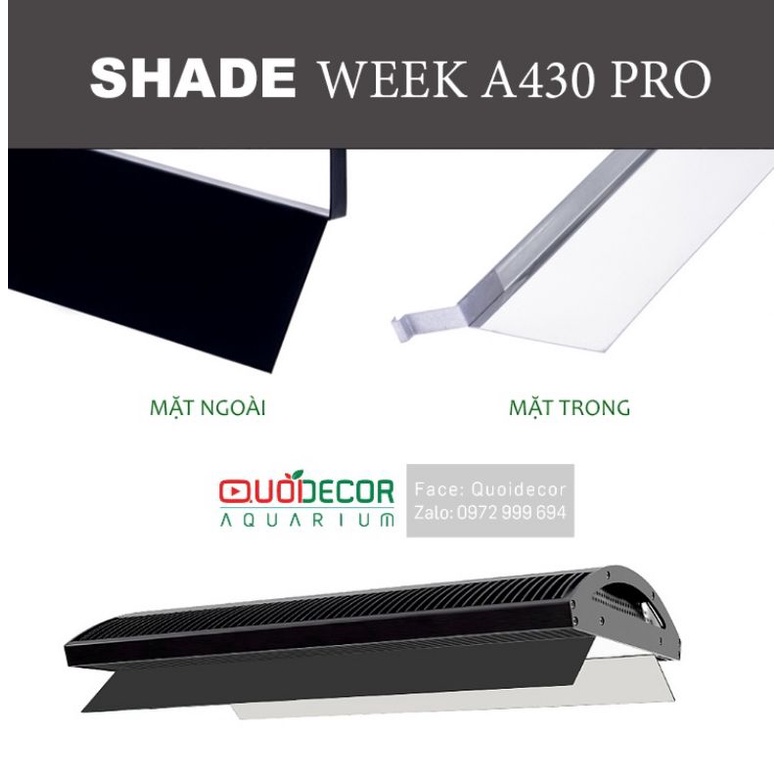 Shade week A430 pro Black | A430 Light Shield | Shade a430 | Shopee ...