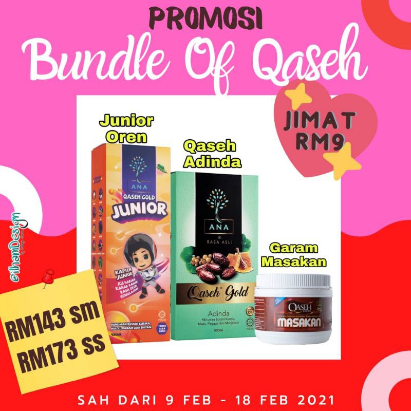 Bundle Of Joy|QasehJunior|💥|Qaseh Adinda|💥|Garam Masakan|💥 | Shopee ...