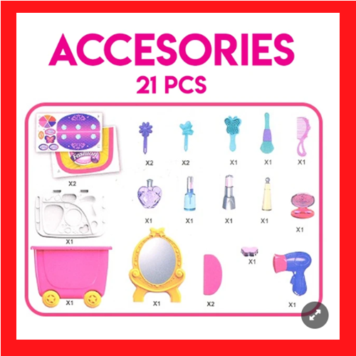 Pretend Play Fashion Dresser Set Toys Kids | Shopee Malaysia