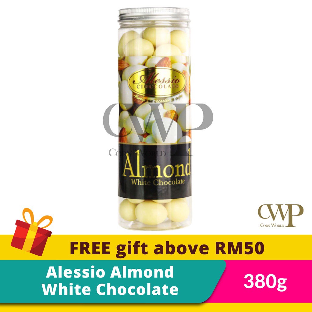 Alessio Almond White Chocolate 380g | Shopee Malaysia