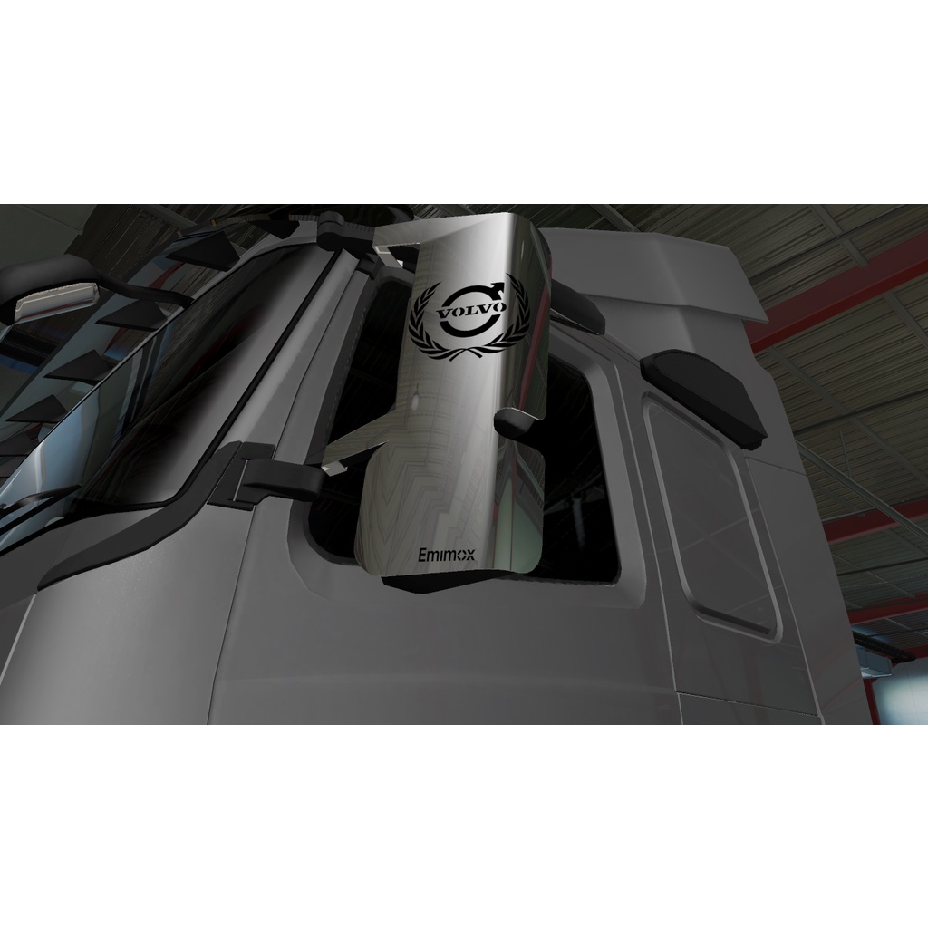 Euro Truck Simulator 2 ETS2 Volvo Tuning [Cover Side Mirror Chrome ...
