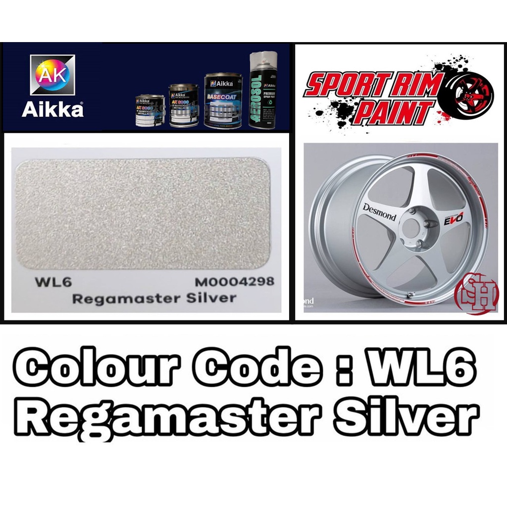 WL6 Regamaster Silver -Aikka Sport Rim Colour Series | Shopee Malaysia