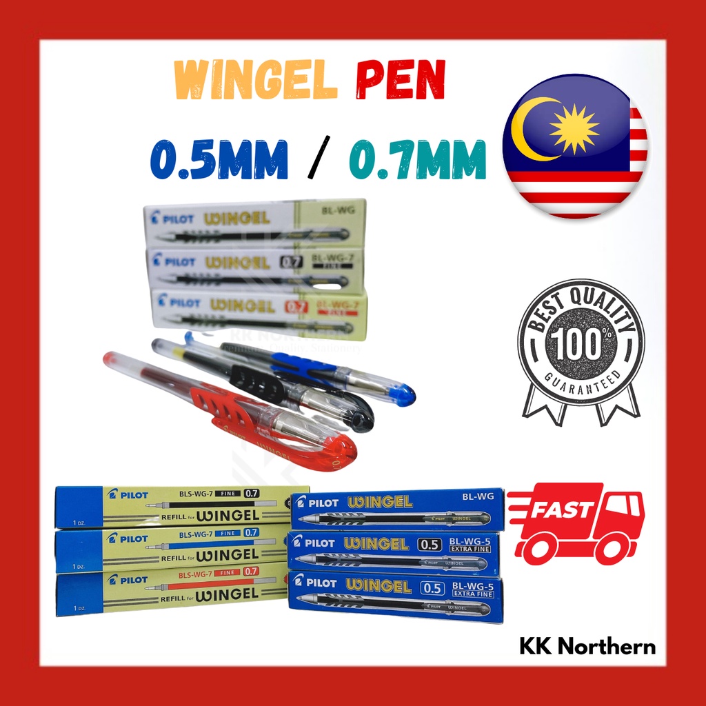 [1 PCS] PILOT WINGEL PEN 0.5MM 0.7MM / PILOT WINGEL GEL PEN Refill ...