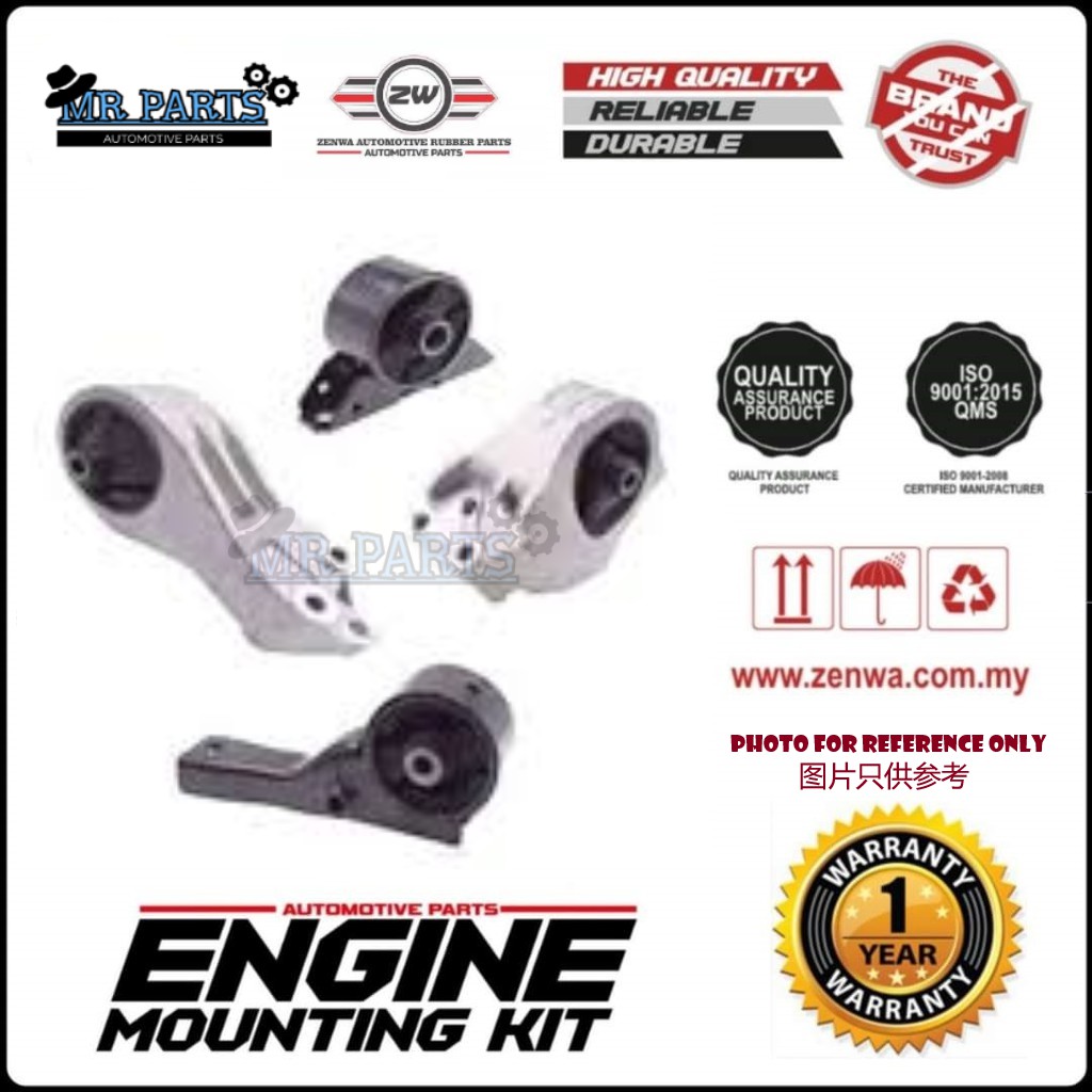 PROTON EXORA (TURBO) ENGINE MOUNTING KIT SET (ZW) | Shopee Malaysia
