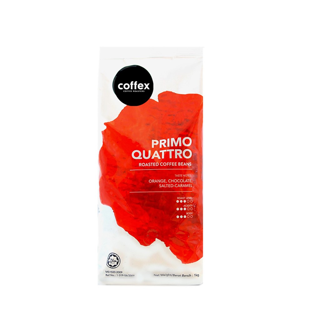 Coffex Coffee Primo Quattro Coffee Beans (250g/1kg) | Shopee Malaysia
