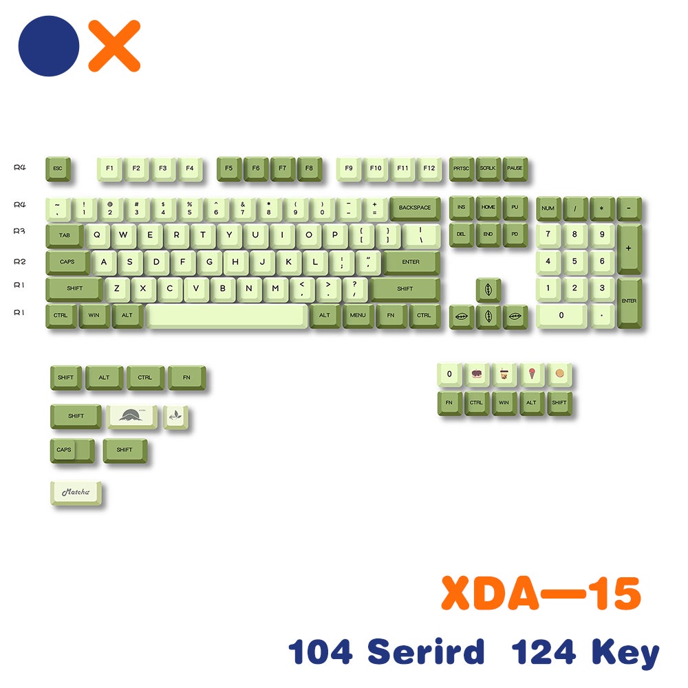 XDA Keycaps Sublimation keycaps137 Keys Honey Milk Keycaps PBT XDA ...