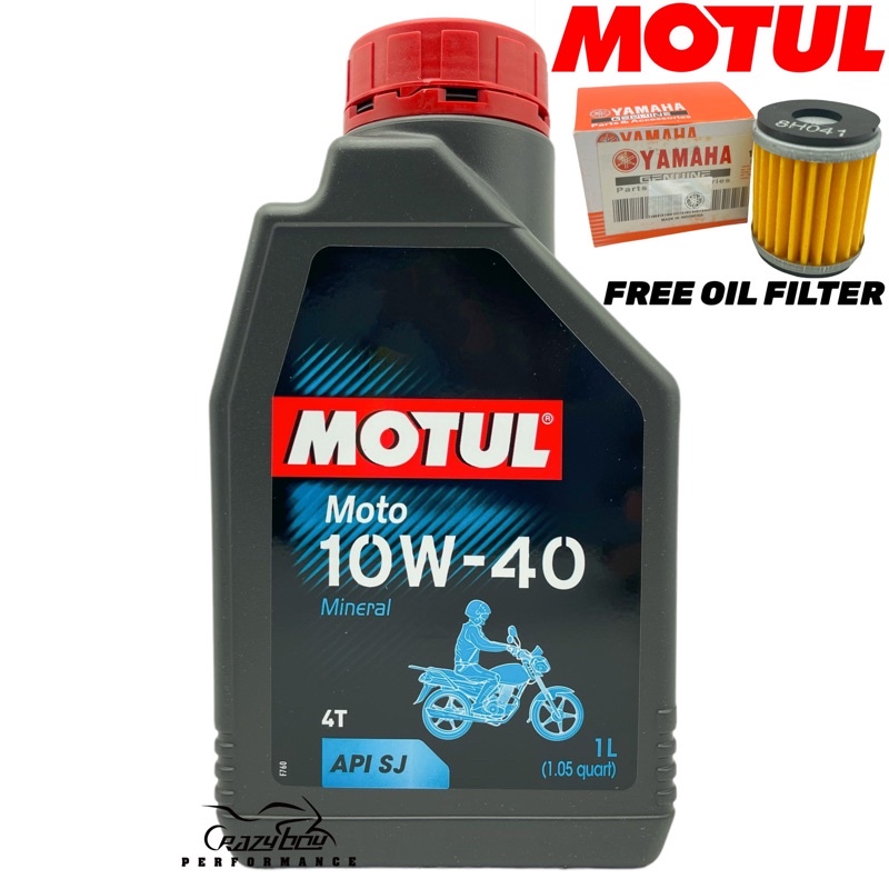 MOTUL ORIGINAL ENGINE OIL 4T 1L 300V 3100 5100 7100 10W40/15W50 1.2L 10W40🎁FREE OIL FILTER ORI ...