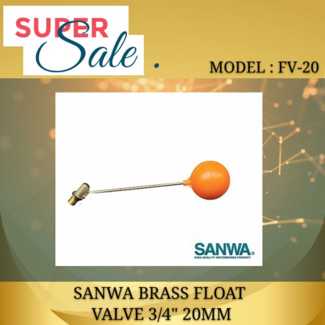 SANWA BRASS FLOAT VALVE 3 /4" (FV-20) | Shopee Malaysia