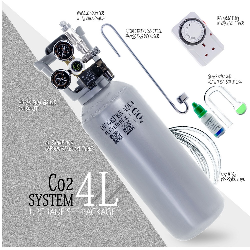 Super Value Brand new Planted tank co2 system package cylinder solenoid ...