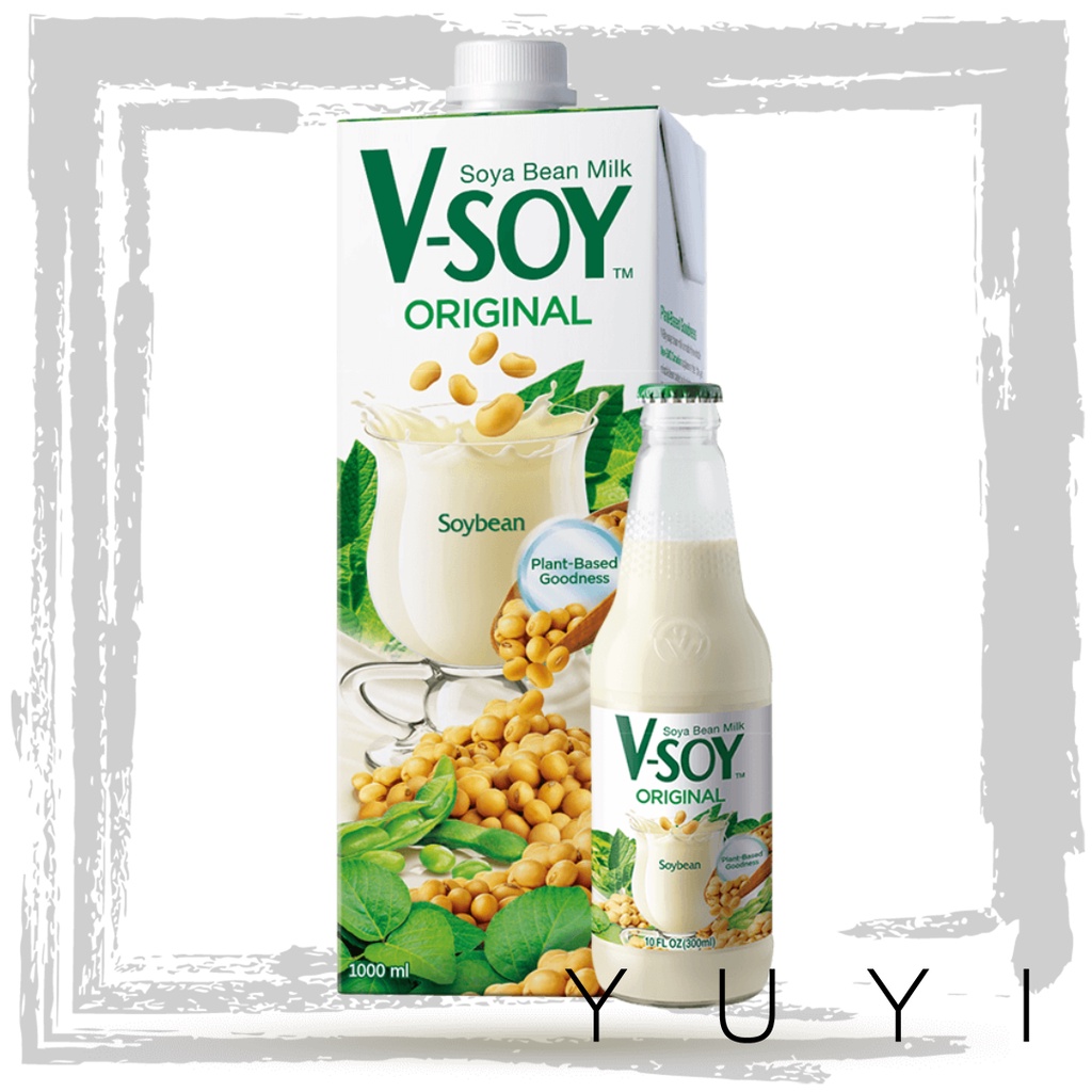 【V-Soy】Original Soya Bean Milk - 300mL / 1L | Shopee Malaysia