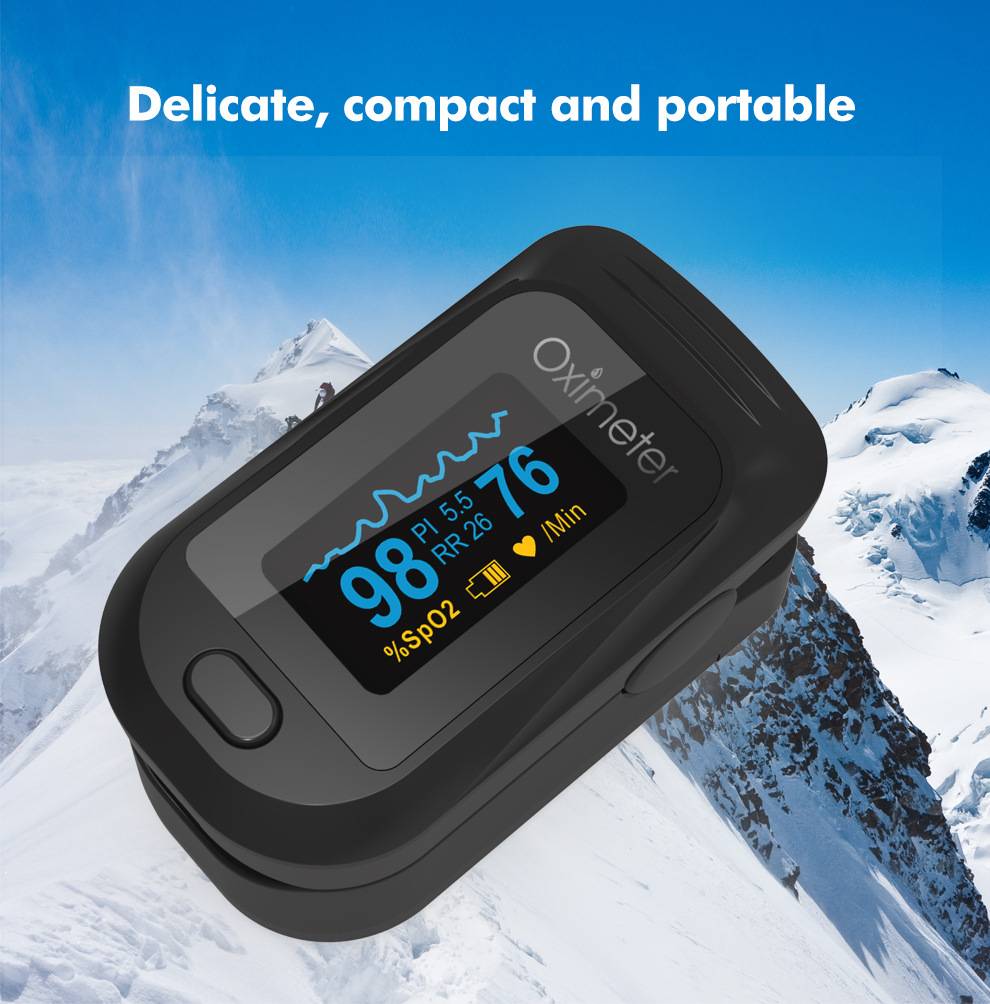 CE Finger Oximeter OLED Fingertip Pulse Oxymeter Blood Oxygen ...