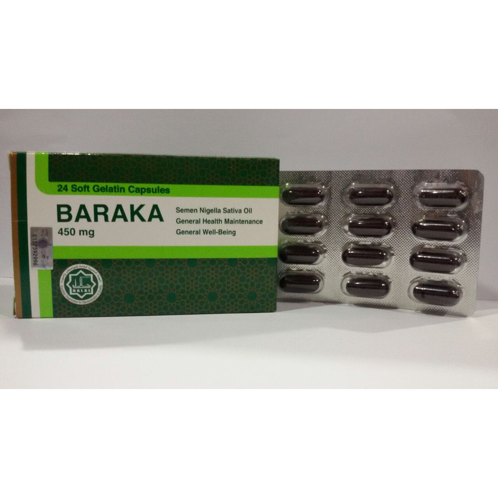 BARAKA 450mg [24 soft gelatin capsules] | Shopee Malaysia
