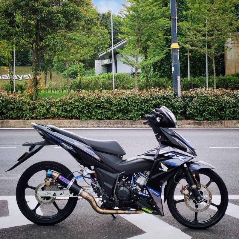 Rs150 V1&V2 Cover Set Custom Hitam Kilat | Shopee Malaysia