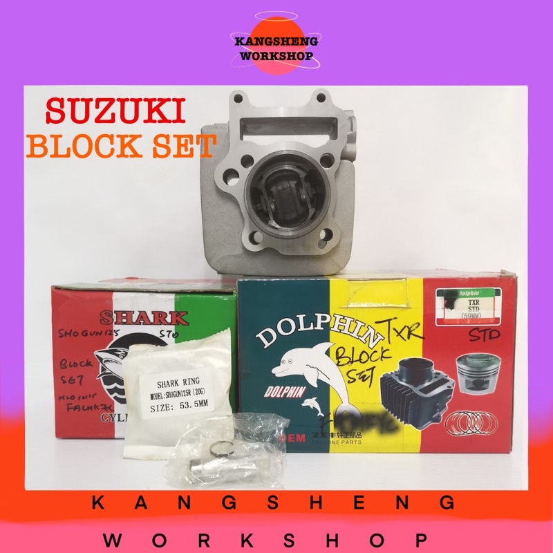 SUZUKI BLOCK SET (STANDARD) - (SHOGUN/TXR) | Shopee Malaysia