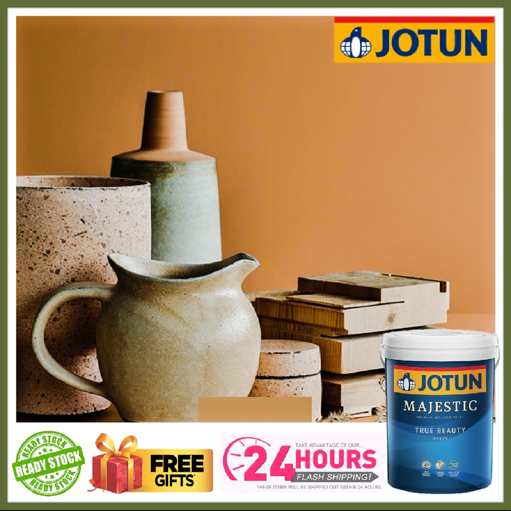 JOTUN 5L 10005 TANGY Majestic True Beauty Sheen /Cat Dalam Kilat /Cat ...