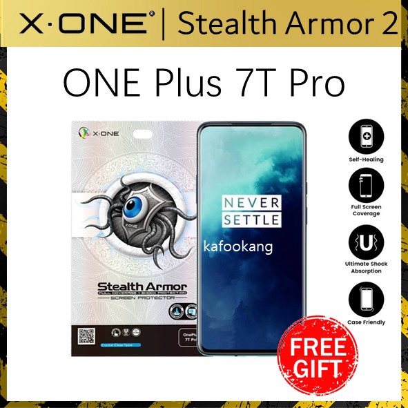 Oneplus 7T Pro X-One Stealth Armor 2 ( Front Only - Seamless ) Screen ...