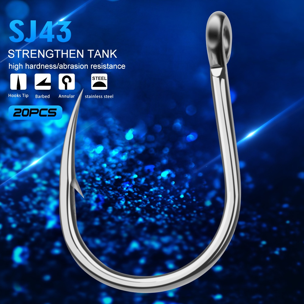 PROBEROS Salt water stainless jigging hooks – SJ43 | Shopee Malaysia