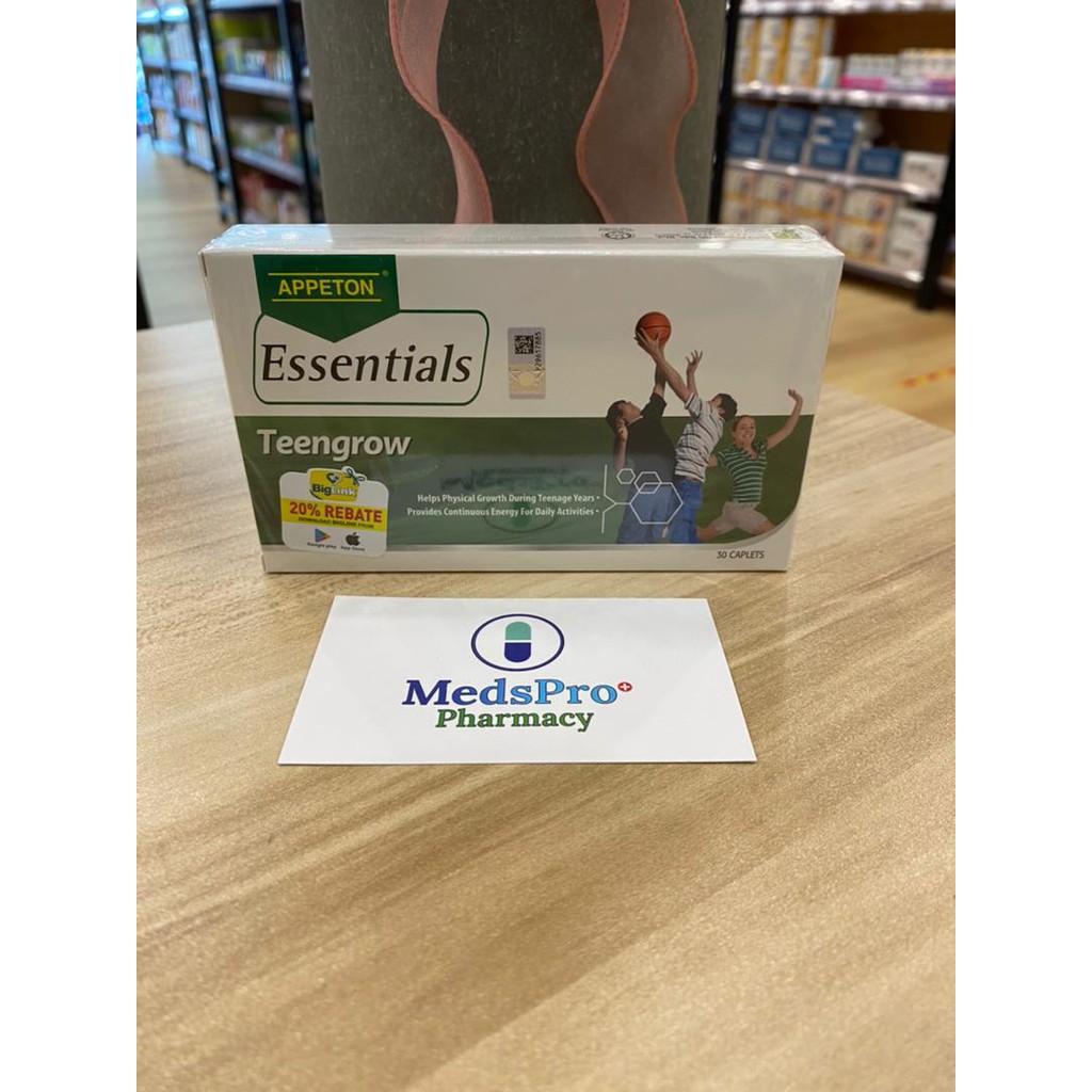 APPETON Essentials Teengrow 30 Caplets(EXP 09/2025) | Shopee Malaysia