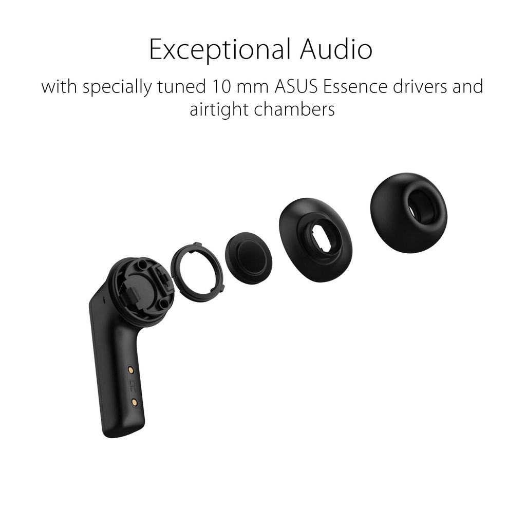 ROG Cetra True Wireless Gaming Earbuds Low Latency ANC Noise ...