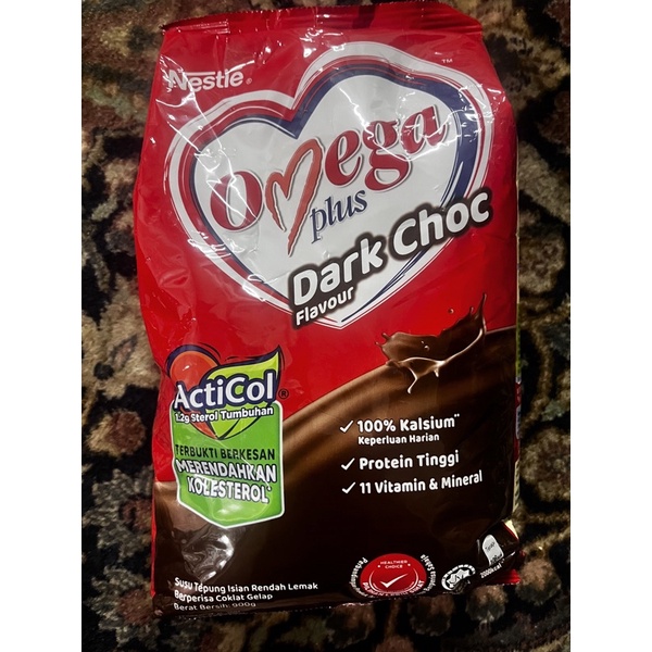 susu omega plus dark choc flavours expiry feb 2023 900 gram | Shopee ...