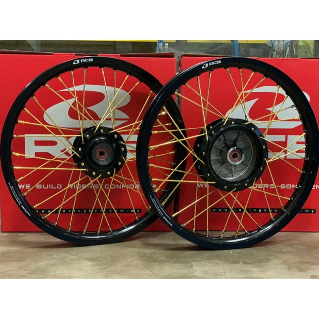 RXZ RACING BOY RIM ALLOY LIDI SET 1.60/1.60 18inch | Shopee Malaysia