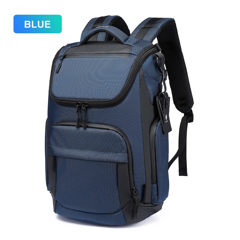 OZUKO Large Capacity Waterproof Laptop Men Backpack Travel USB Charging ...