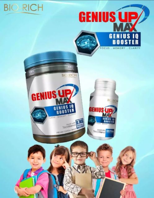 Genius UP Max IQ Booster(Tablet & Powder) | Shopee Malaysia