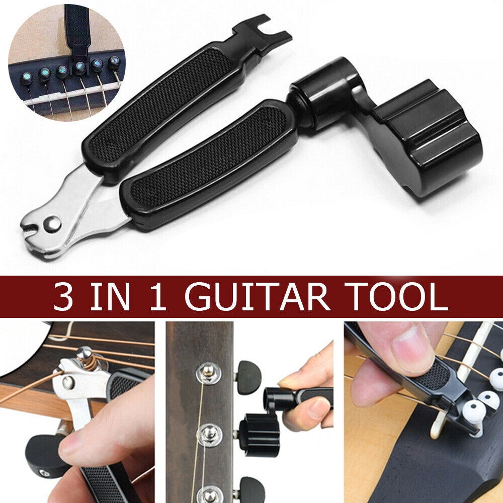 3 in 1 Guitar string changer Multifunction Guitar winder string cutter ...