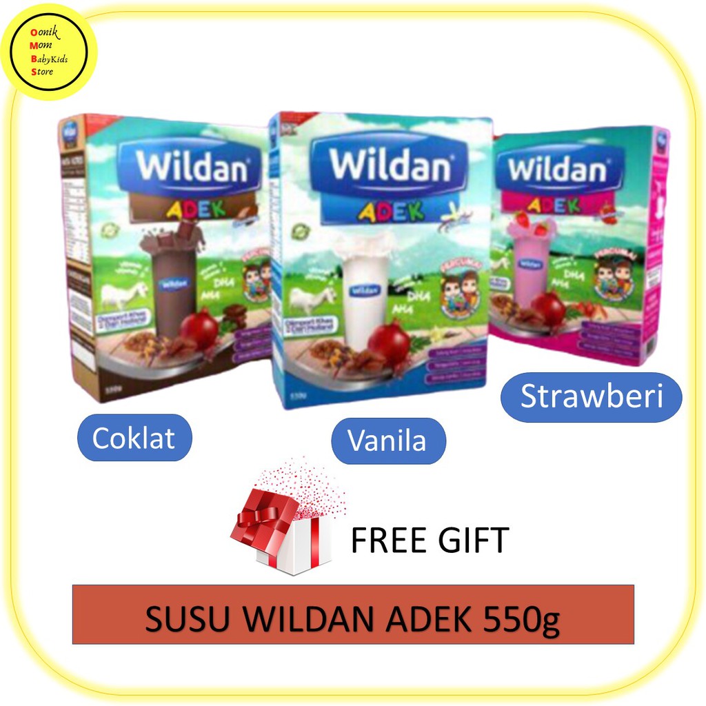 SUSU WILDAN ADEK VANILLA/COKLAT/STRAWBERI 1-10 TAHUN | SUSU KAMBING ...