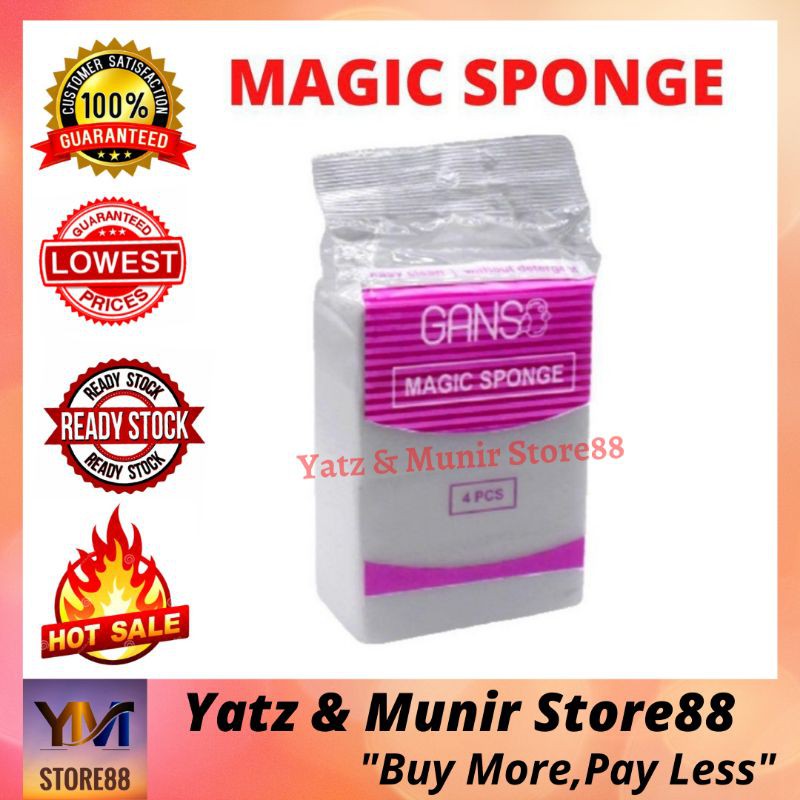 🔥HOT ITEM🔥GANSO Magic Sponge Viral/Span Magic Murah/Span Viral/Ganso ...