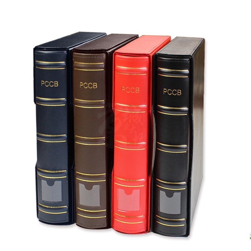 [A4 Ring File] A09 PCCB Slipcase Album Binder PU Leather Cover Stock ...