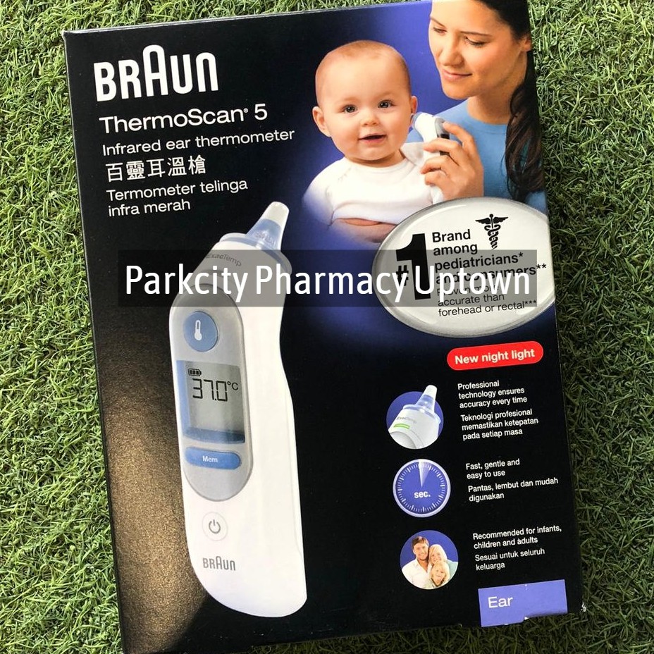 Braun ThermoScan 5 Infrared Ear Thermometer IRT6510 5107/ IRT6030 1094 ...