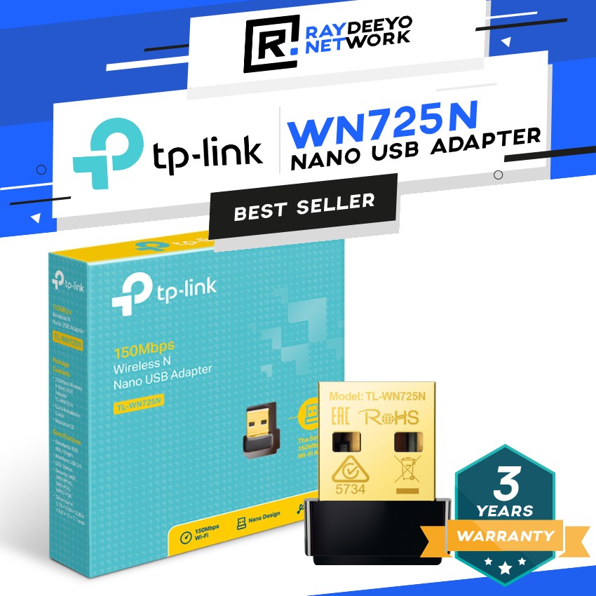 TP-LINK TL-WN725N 150Mbps Wireless N Nano USB Adapter [Mini-Sized ...