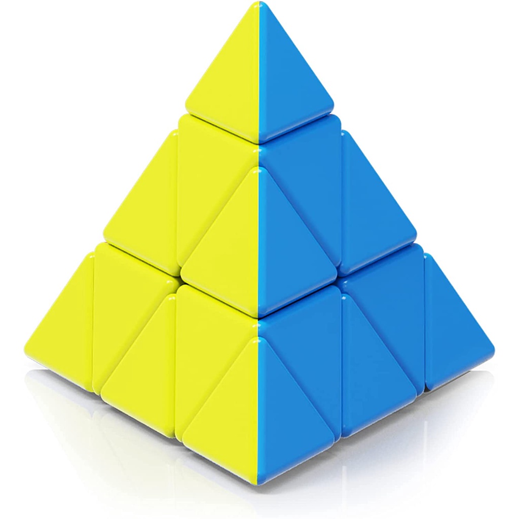 Pyramid Cube, 3x3x3 Triangle Magic Cube; Carbon Fiber Vivid Colors ...