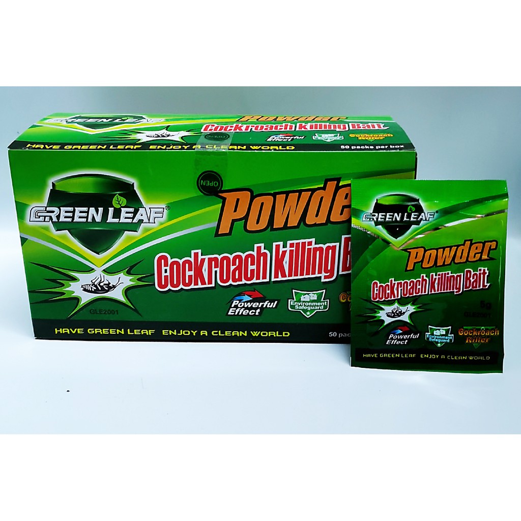 Greenleaf Ant & Cockroach Killer Killing Bait Powder 5g(1 box=50pkt ...