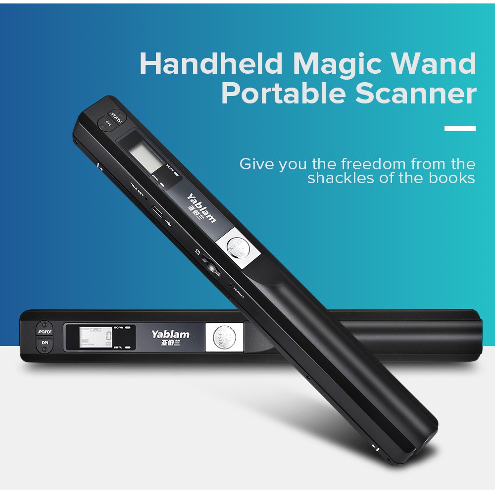 Handheld Portable Document Scanner 900 DPI LCD Display Support JPG PDF ...
