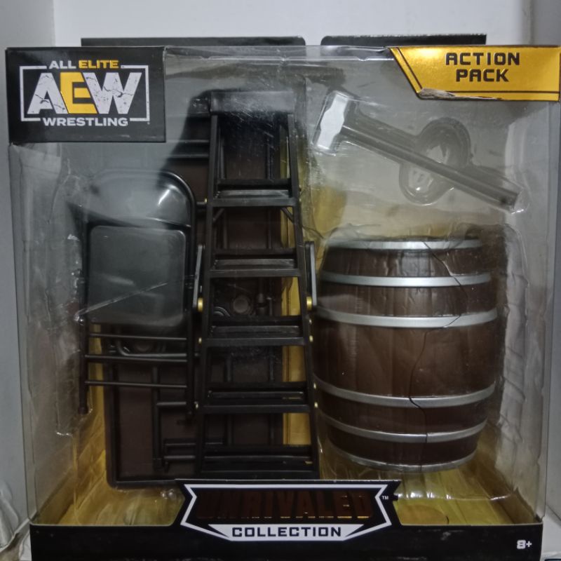 Jazwares AEW Unrivaled Accessory Pack Action Pack for 6-inch Wrestling ...