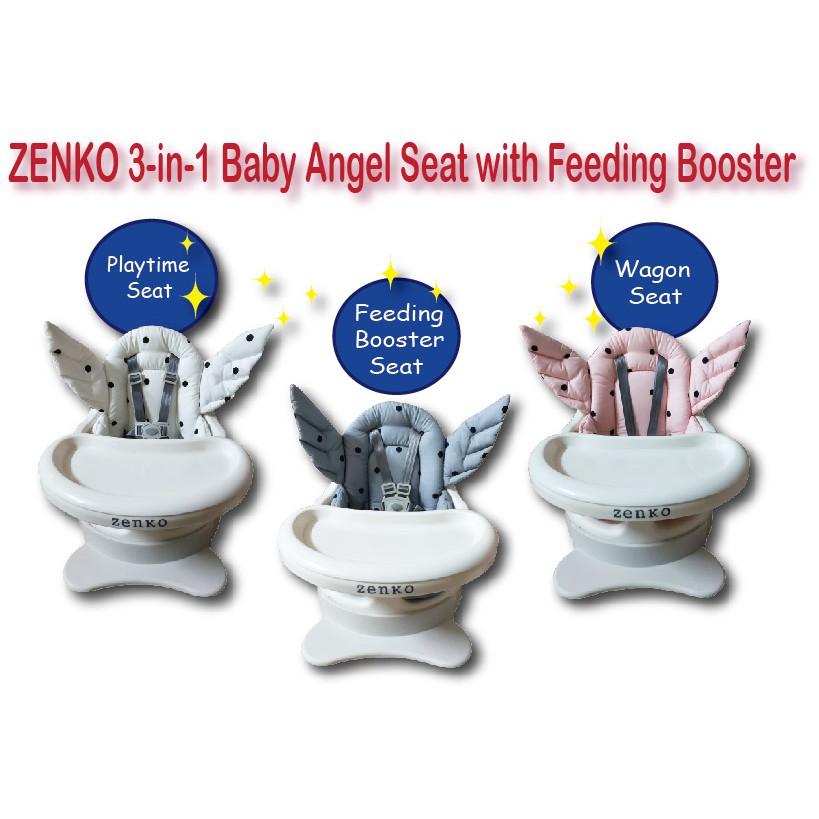 Zenko 3-in-1 Baby Angel Booster Seat/ Baby Angel Booster Seat with Kids ...